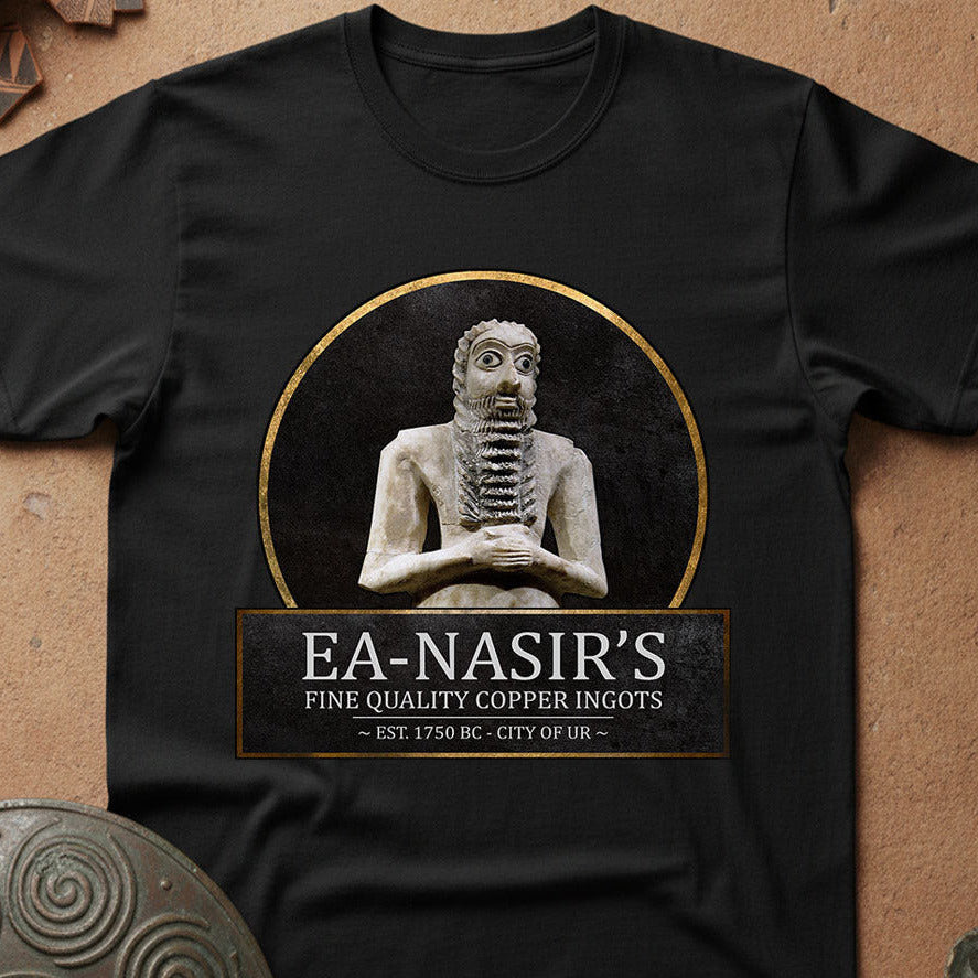 Ea-Nasir's Fine Quality Copper Ingots T-Shirt – Agema Apparel
