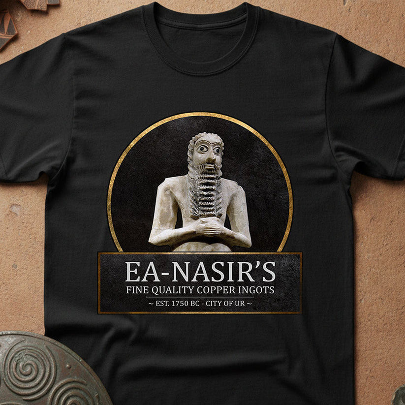 Ea-Nasir's Fine Quality Copper Ingots T-Shirt – Agema Apparel