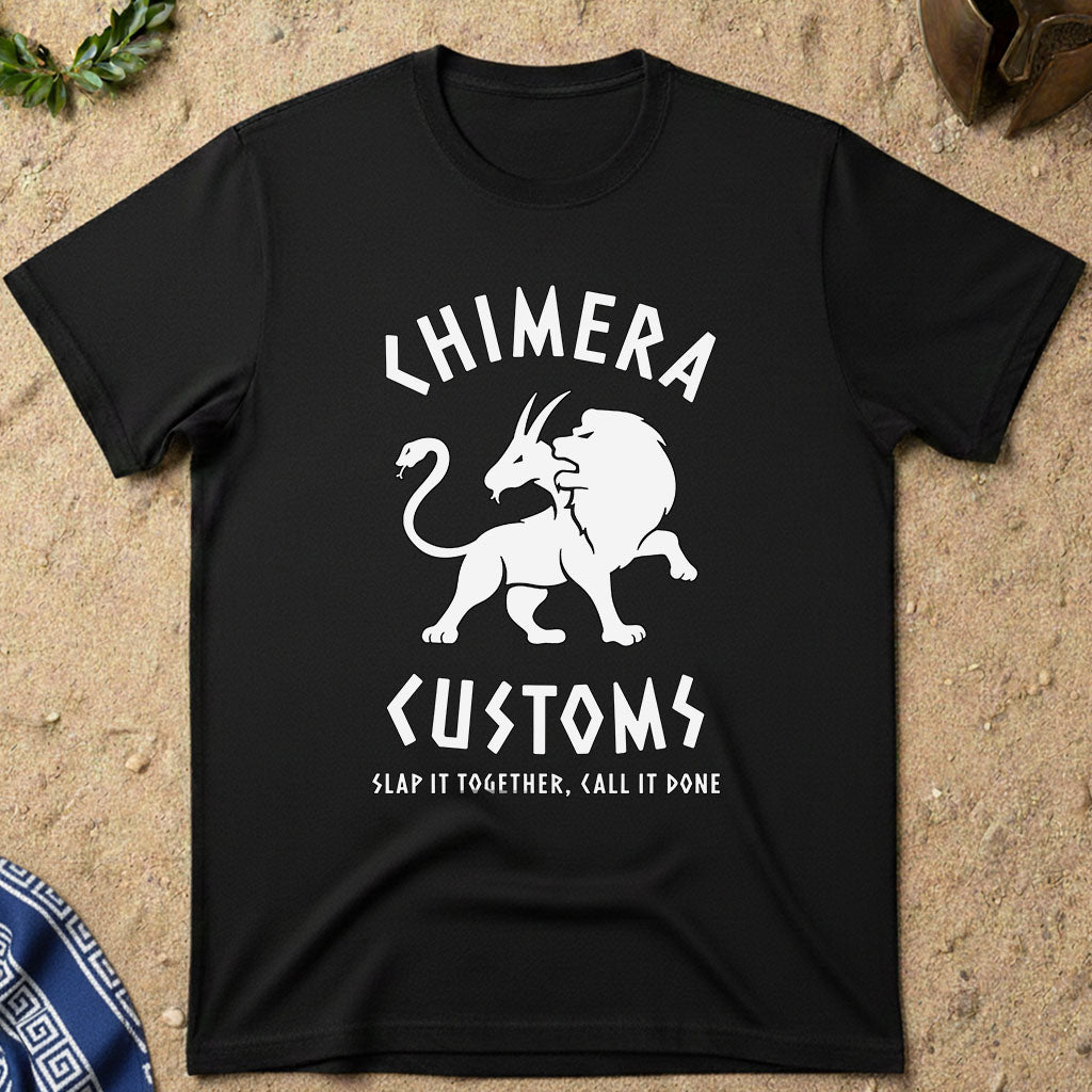 Chimera Customs - Funny Greek Mythology T-Shirt – Agema Apparel
