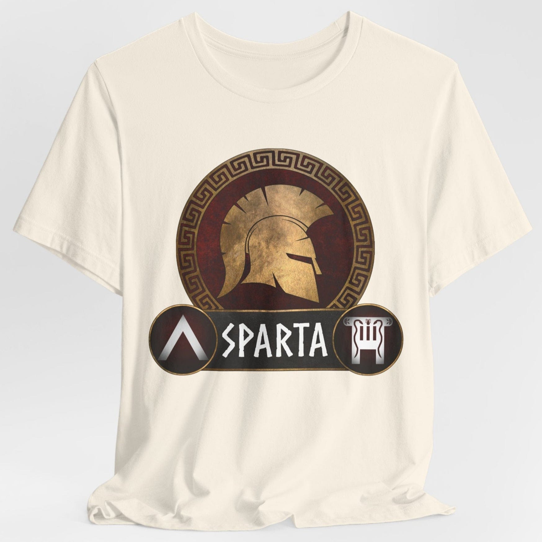 Sparta - Spartan Helmet and Shields T-Shirt – Agema Apparel